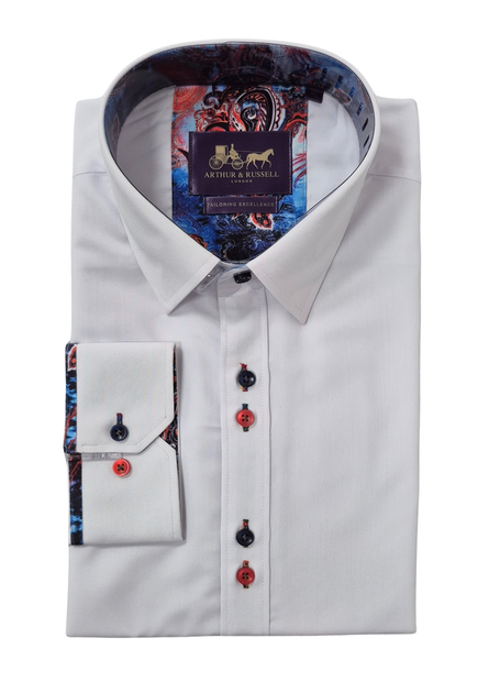 Arthur & Russel PSH-764 Shirt in White – Rat Race