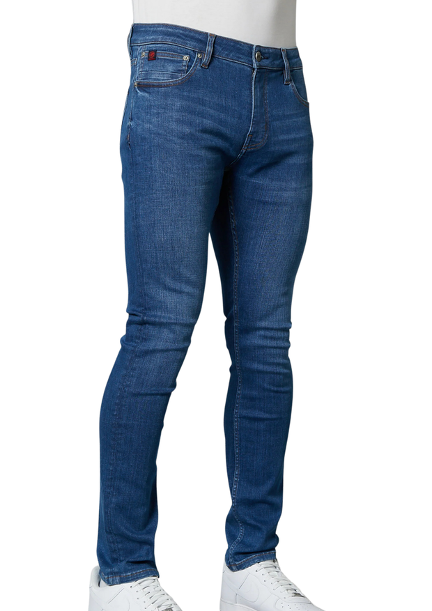 DML Dakota Slim Fit Jeans in Mid Blue – Rat Race